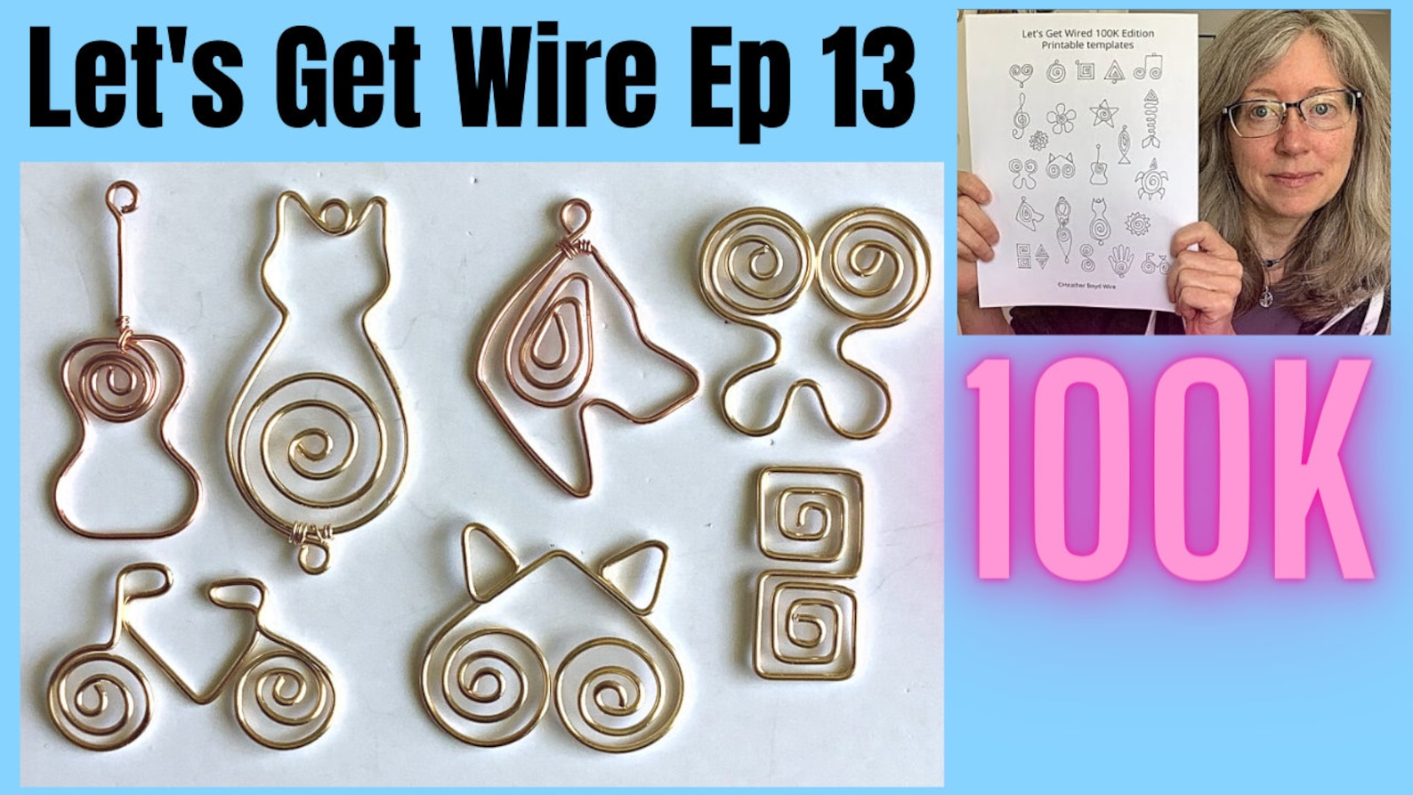 Printable Templates for Wire Spiral Links Components // Digital ...