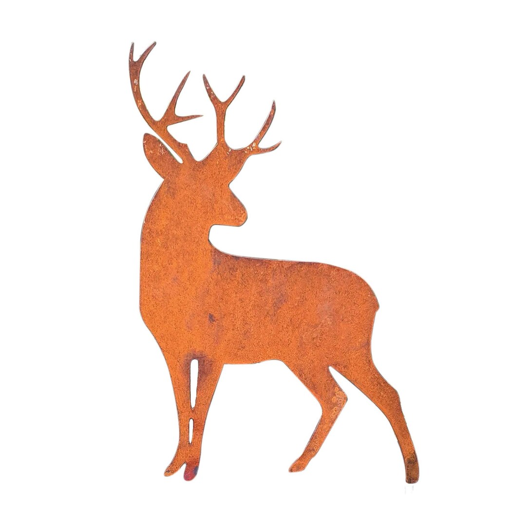 Hirsch Reh Beetstecker Edelrost Deko Gartenstecker Rost - Etsy