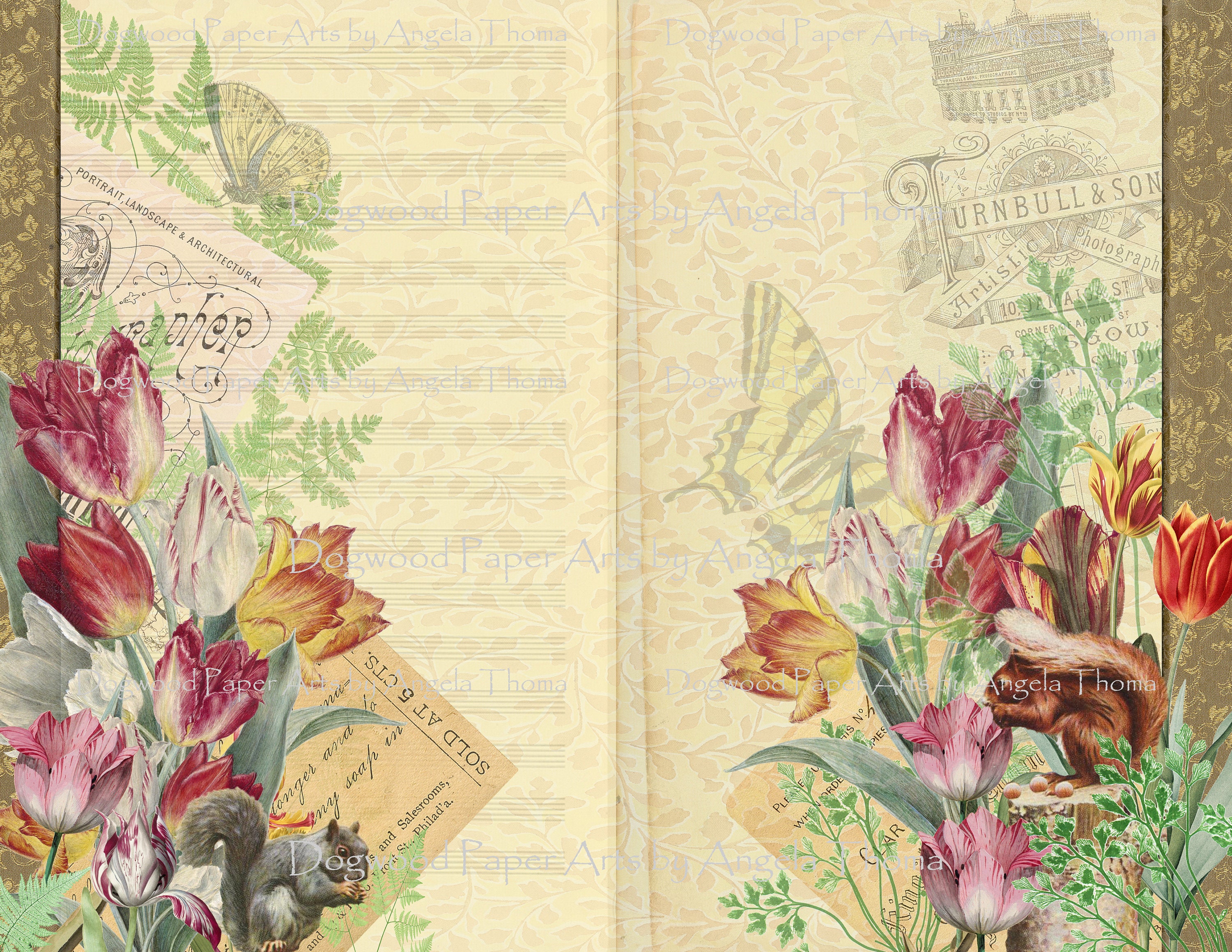 Songs of Spring Kit One, Digital Journal, Junk Journal, Spring Journal ...