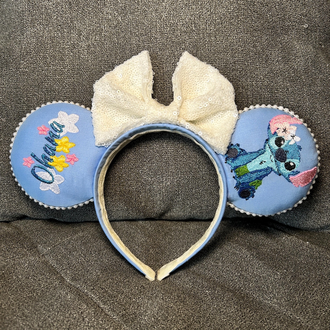 Stitch Inspired Ears / Lilo and Stitch Mouse Ears - Etsy