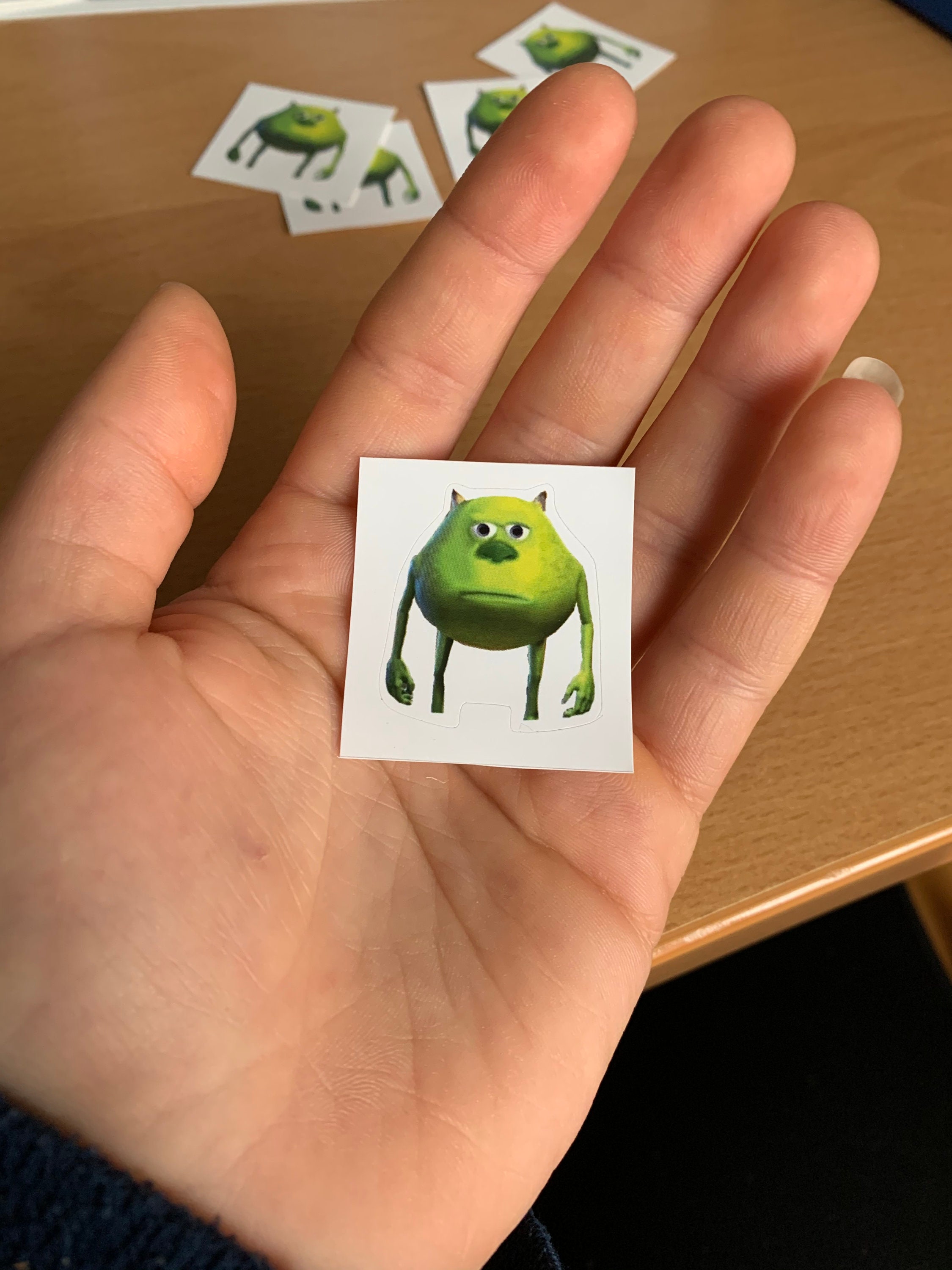 Mike Wazowski Meme Sticker - Etsy