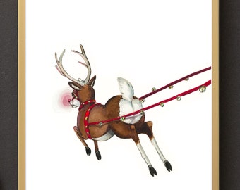 Reindeer Butt Svg - Etsy