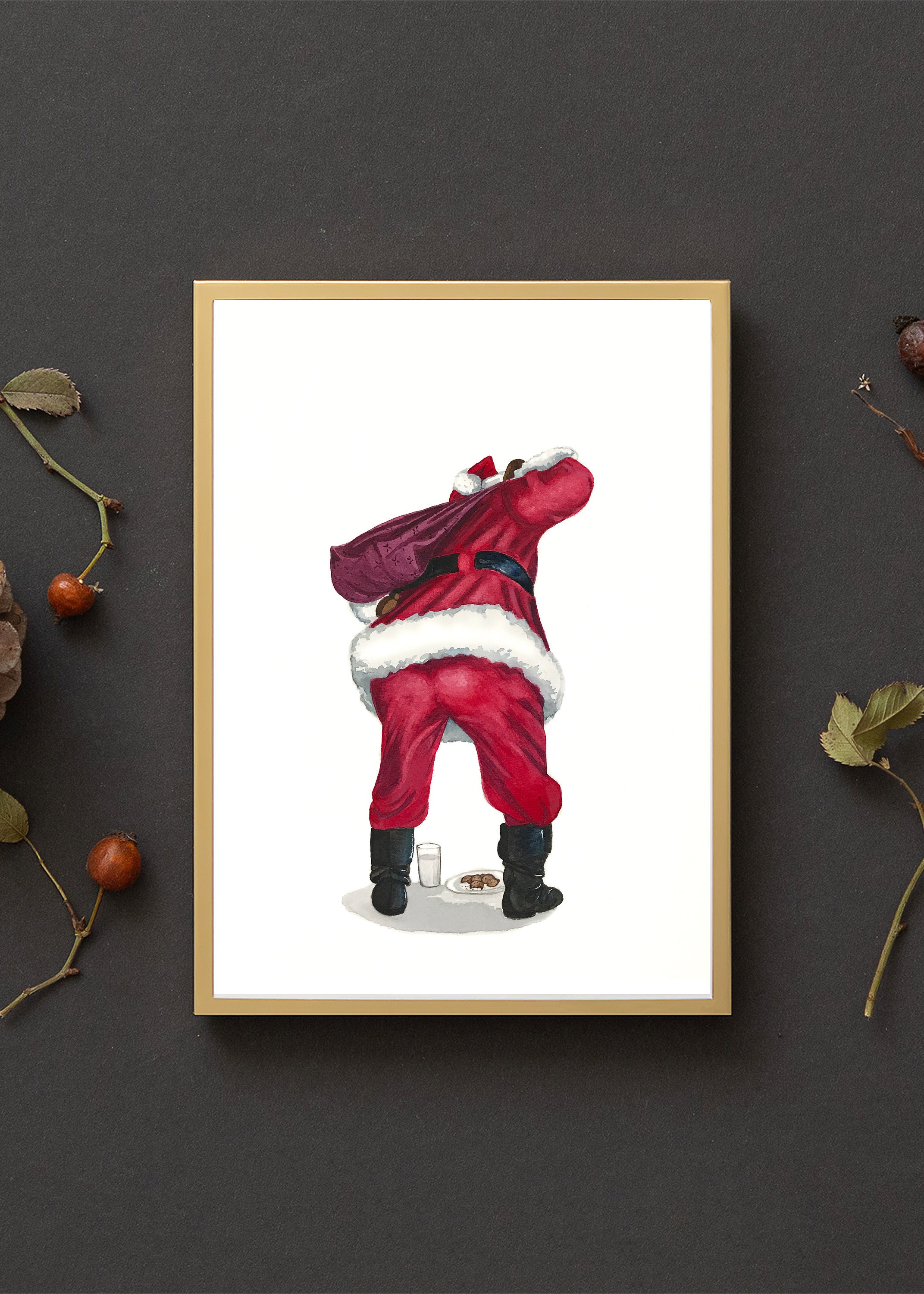 Santa Butt - Etsy