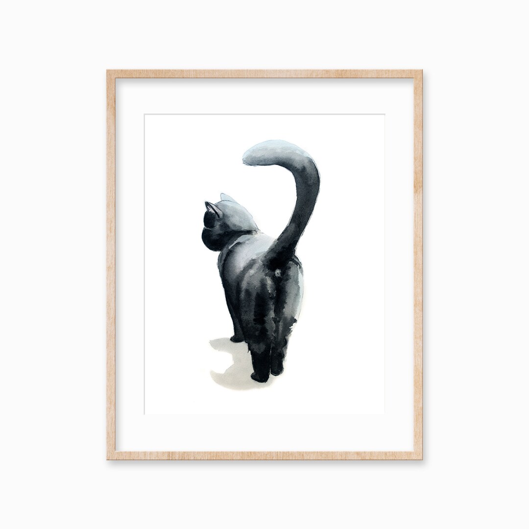 Black Cat Butt - Etsy