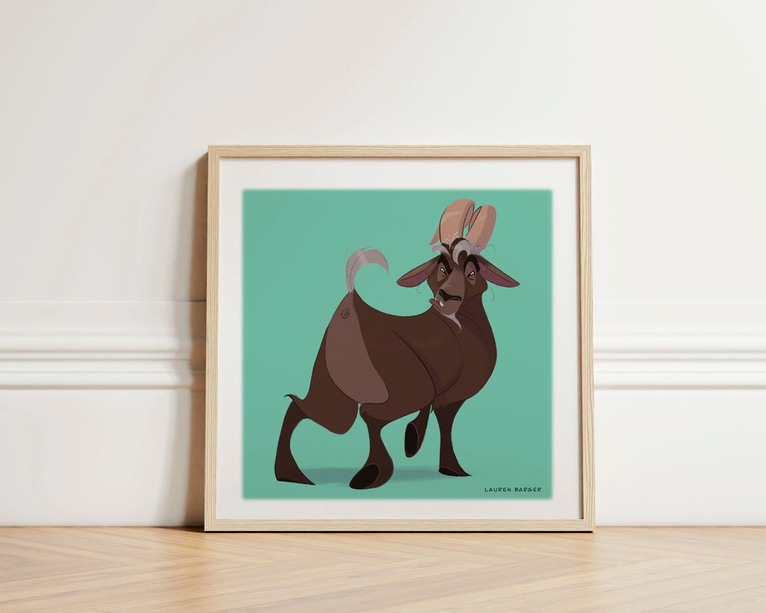 Goat Butt Illustration - Etsy
