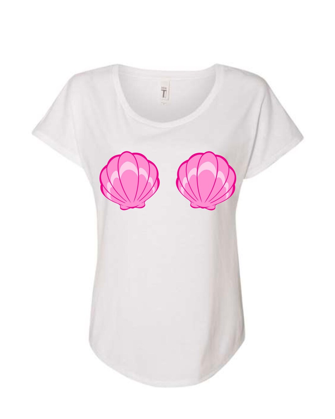 Mer-boobs/ Clam Shell Bra Shirt - Etsy