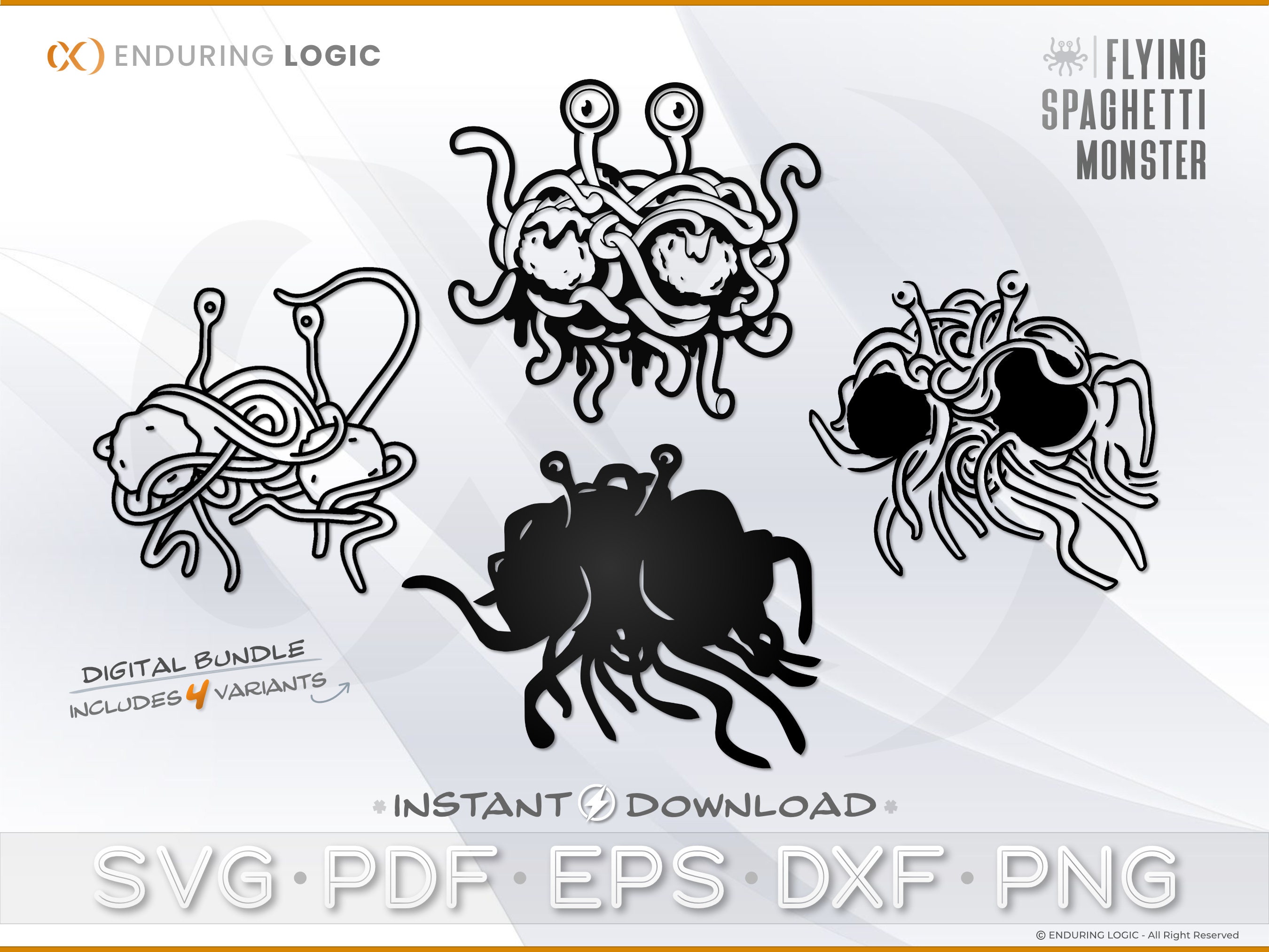 Flying Spaghetti Monster Logo