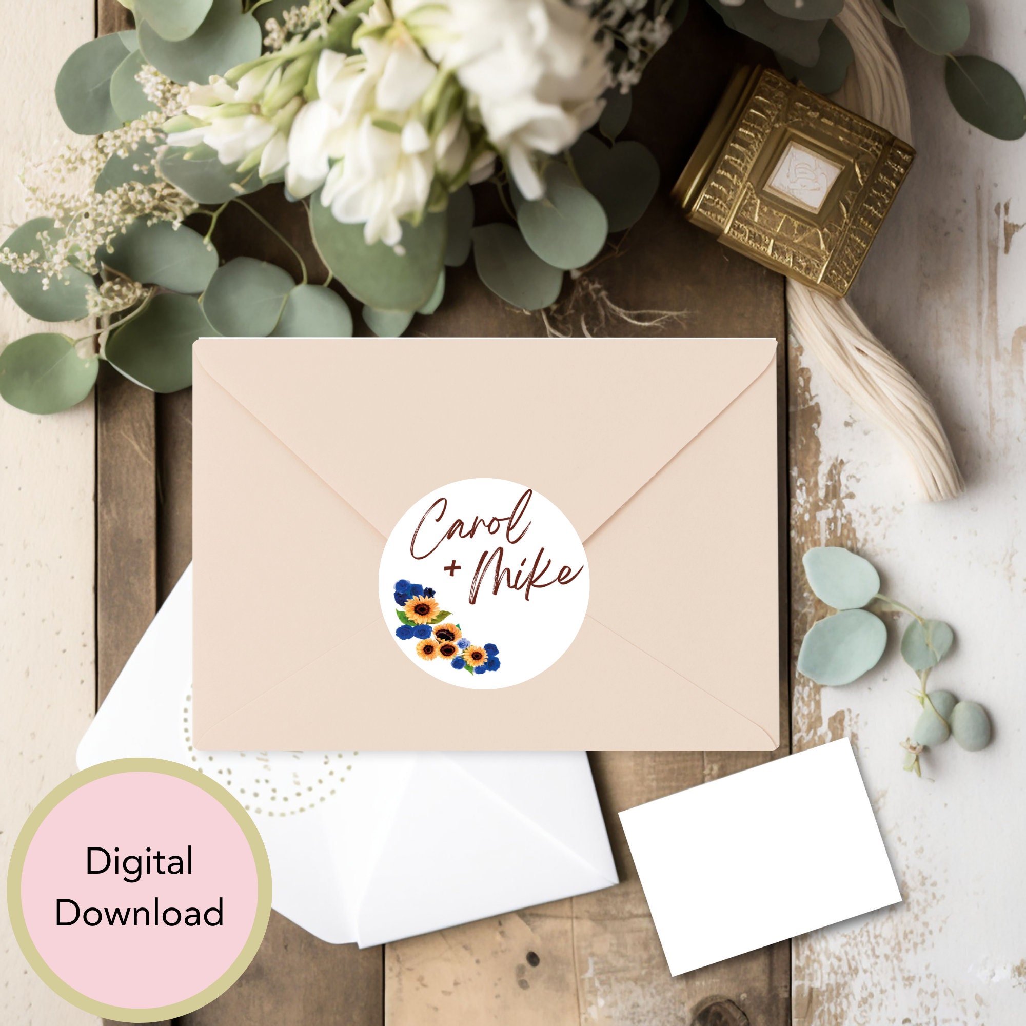 Envelope Stickers, Wedding Favor Labels, Wedding Thank You Label ...