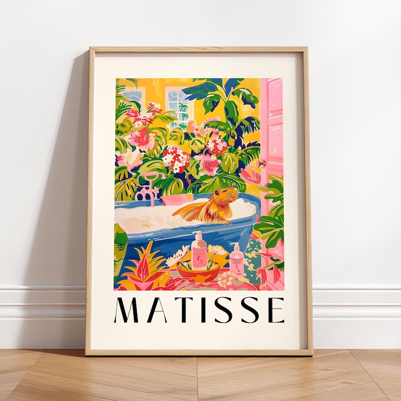 Capybara Poster Kids - Etsy UK