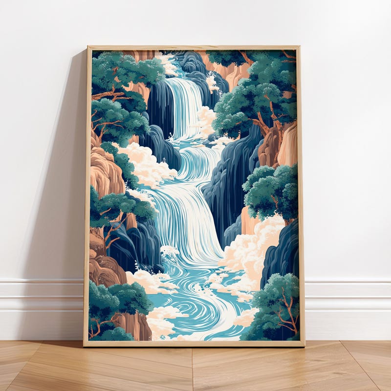 Waterfall Poster Print - Etsy