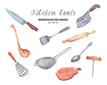 Kitchen Clipart Baking and Cooking Clip Art Set Vector PDF - Etsy