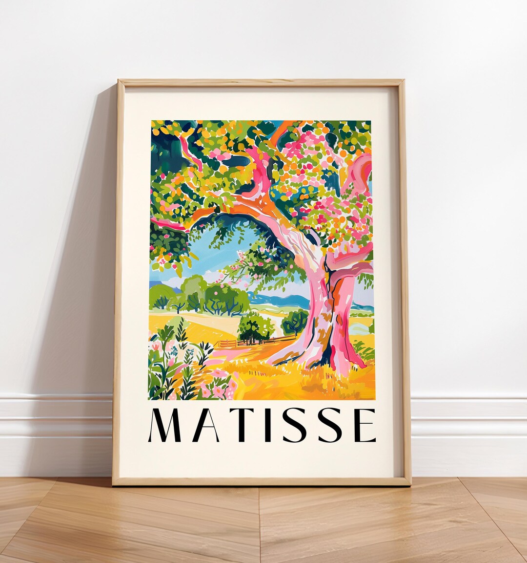 Henri Matisse Print, Oak Tree Art, Landscape Painting, Rustic Decor ...
