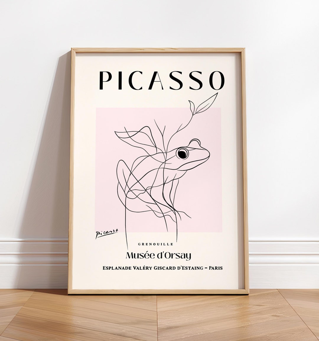 Picasso Poster, Frog Art Print, Mid Century Print, Frog Lover Gift ...