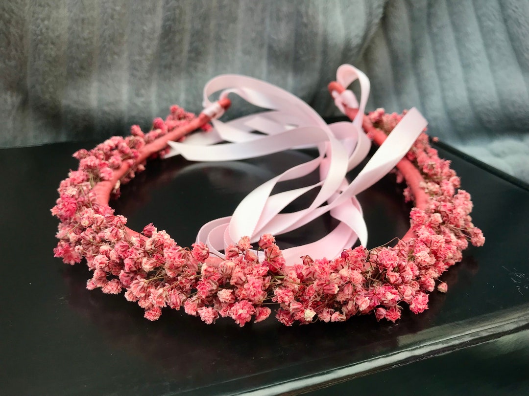 Blush Pink Flower Crown.. Child Size.. 100% Real Flowers - Etsy
