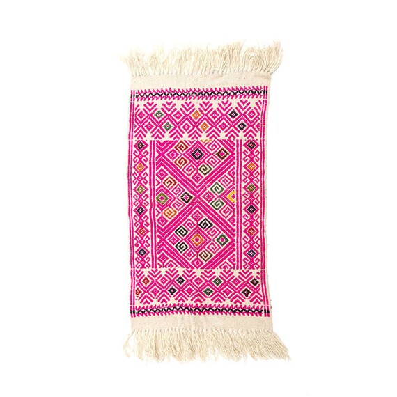Small Wool Rug Handmade in Chiapas Mexico. 3x2 Ft San Andres - Etsy