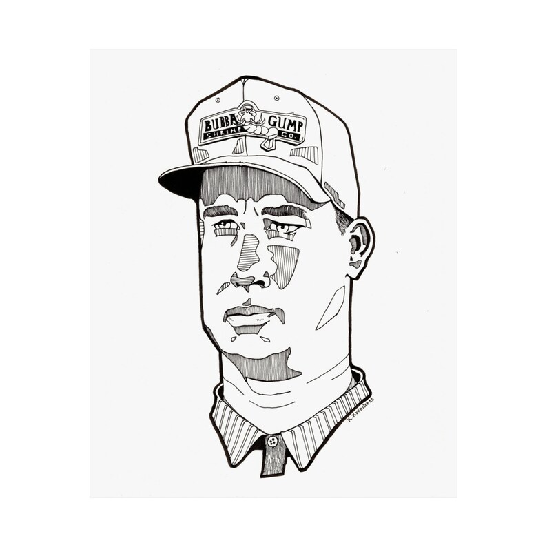 Forrest Gump, Tom Hanks, Portrait Illustration, Illustration, Hand ...