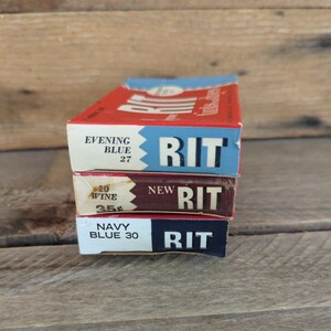 Vintage RIT Dye Still in Original Unopened Boxes - Etsy