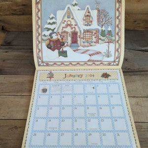 Vintage Debbie Mumm 2004 Wall Calendar / Junk Journal Ephemera ...