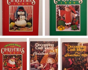 Christmas Craft Book | Etsy