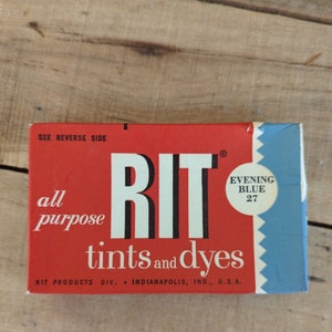 Vintage RIT Dye Still in Original Unopened Boxes - Etsy