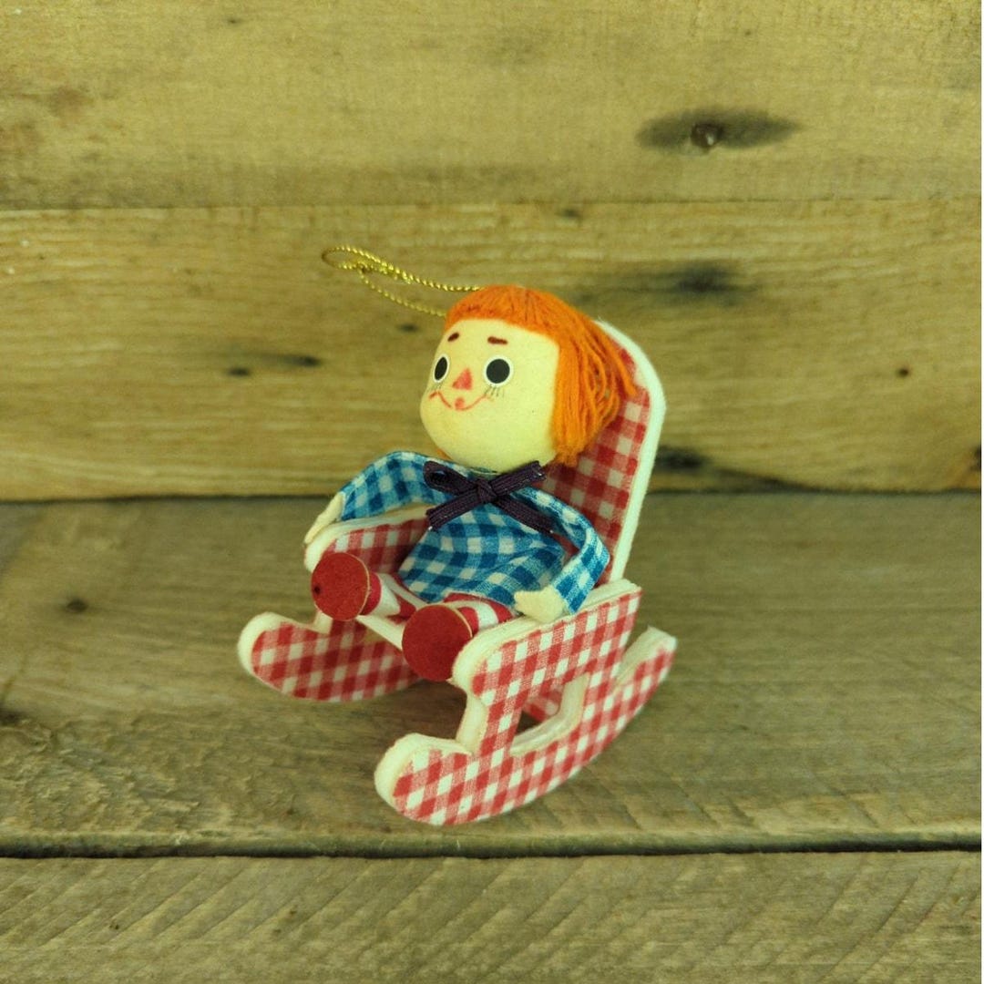 Vintage Raggedy Andy Ornament Made in Japan Kitschy - Etsy
