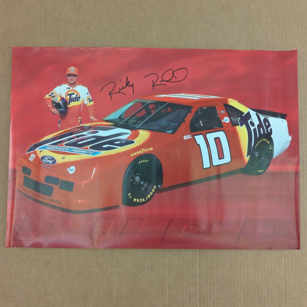 Vintage 1994 Ricky Rudd Number 10 Tide Ford Thunderbird Nascar Racing ...