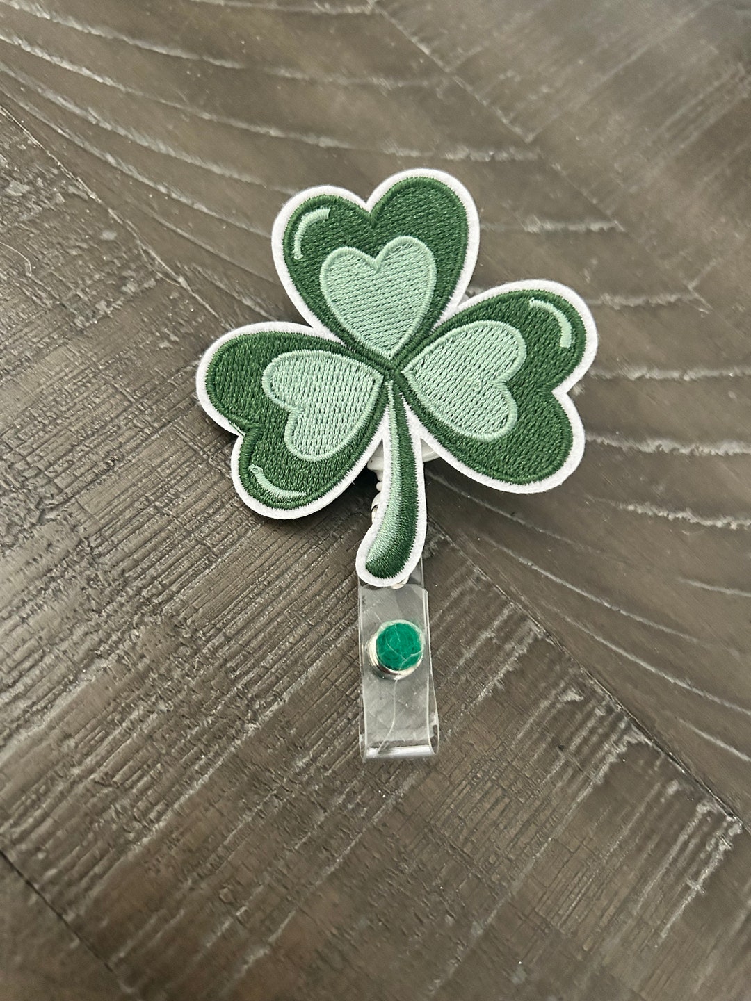 Clover Badge Reel - Etsy