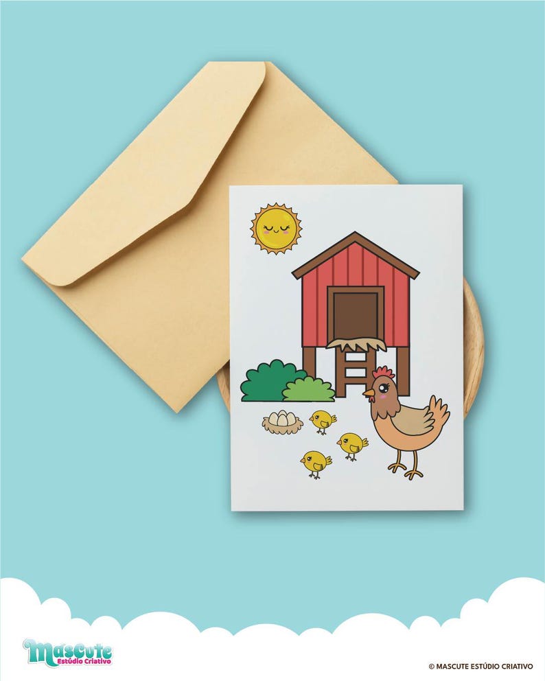 Cute Farm Animals Clipart Set SVG PNG EPS | Kawaii Farm Vectors for ...