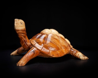 Teak Root Turtle Carved Sculpture - Etsy