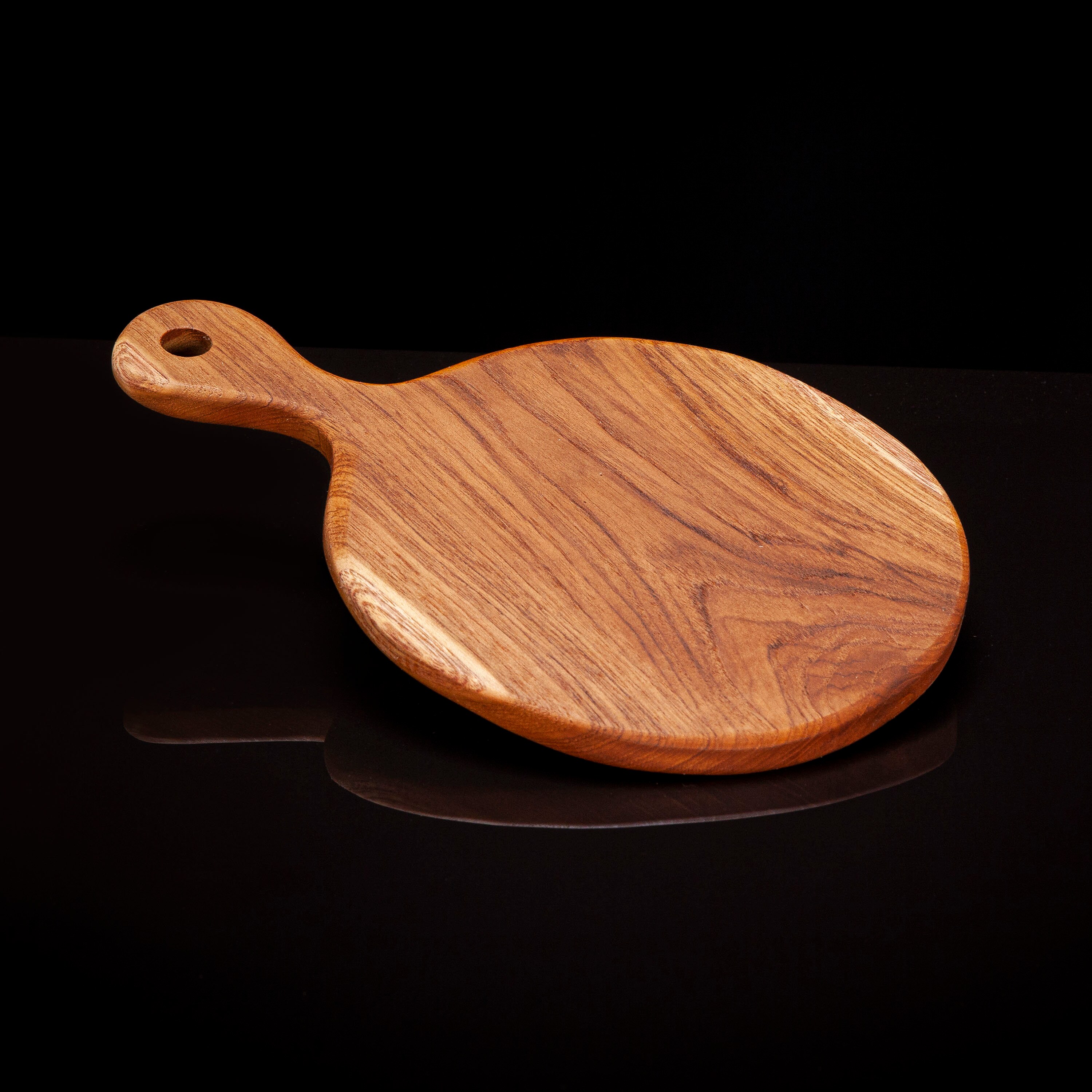 Teak Root Cutting Board and Serving Tray - Small Circle - Etsy