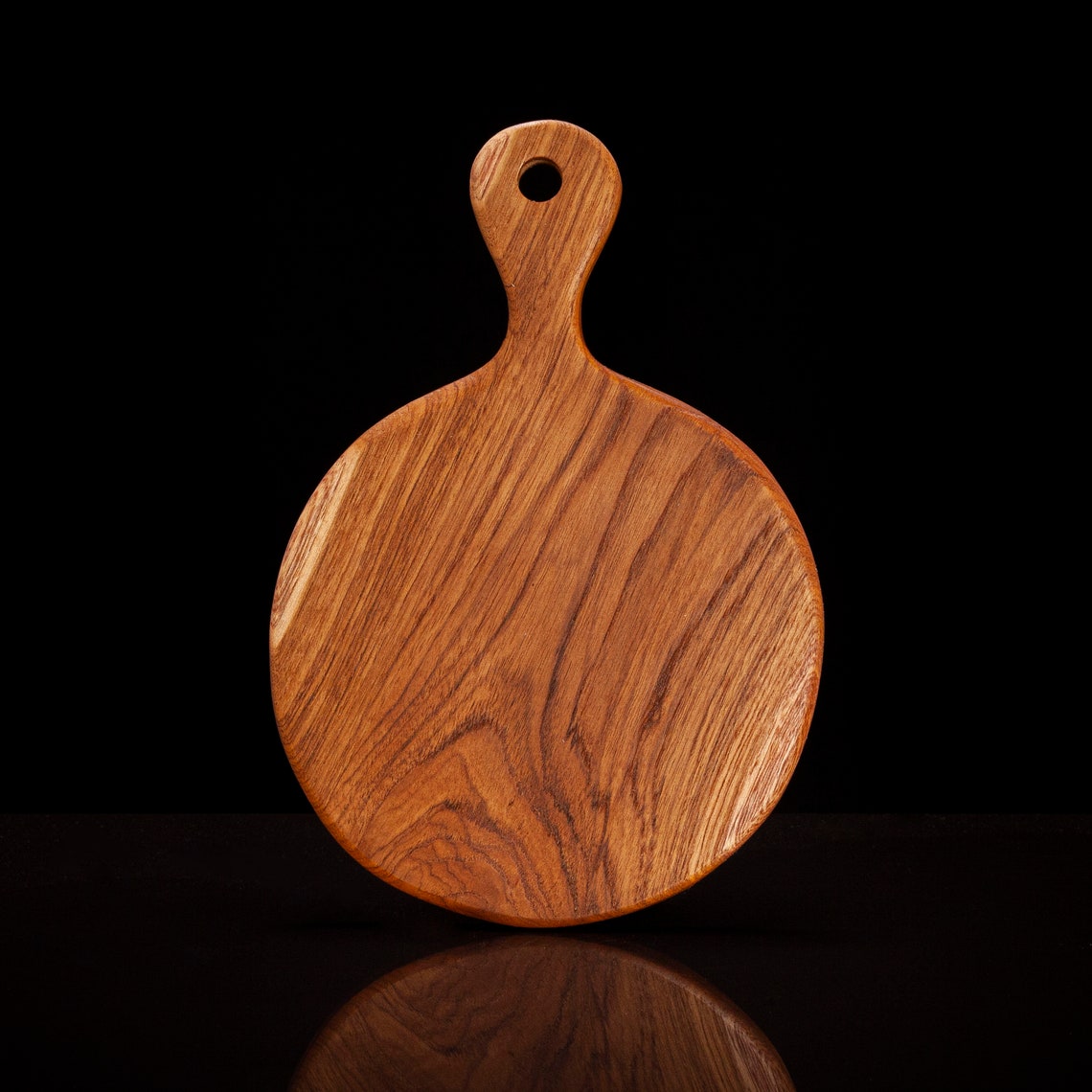 Teak Root Cutting Board and Serving Tray - Small Circle - Etsy