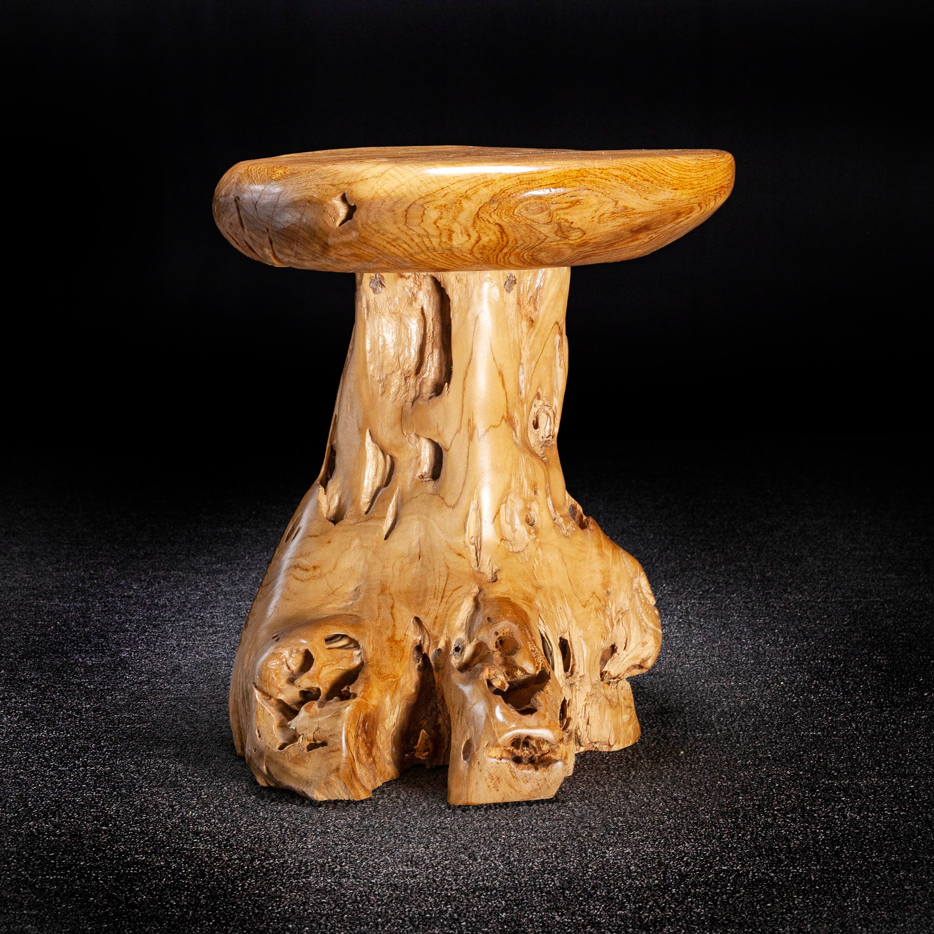 18 Hand Carved Teak Root Stool/side Table - Etsy