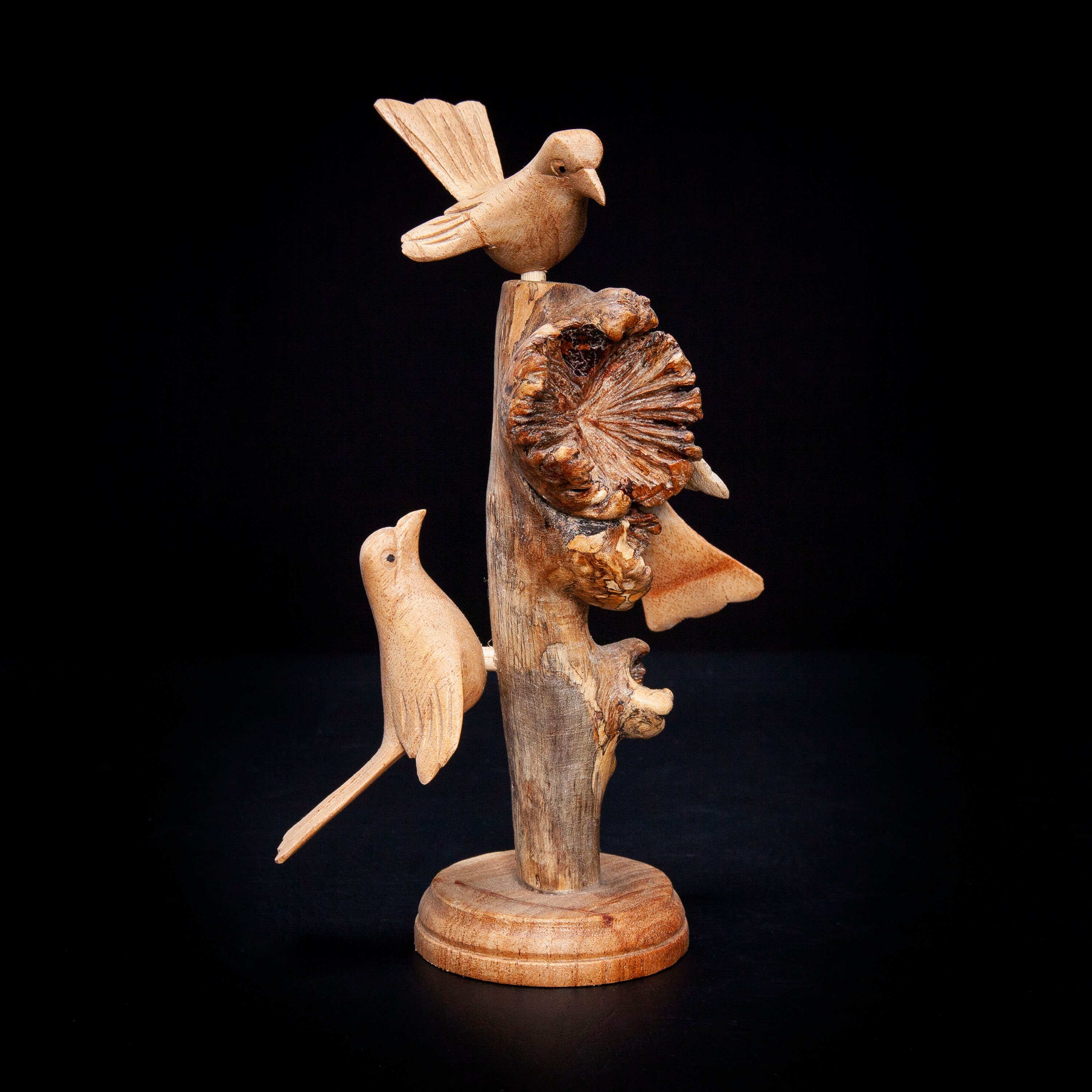 Perched Bird Carving - Etsy