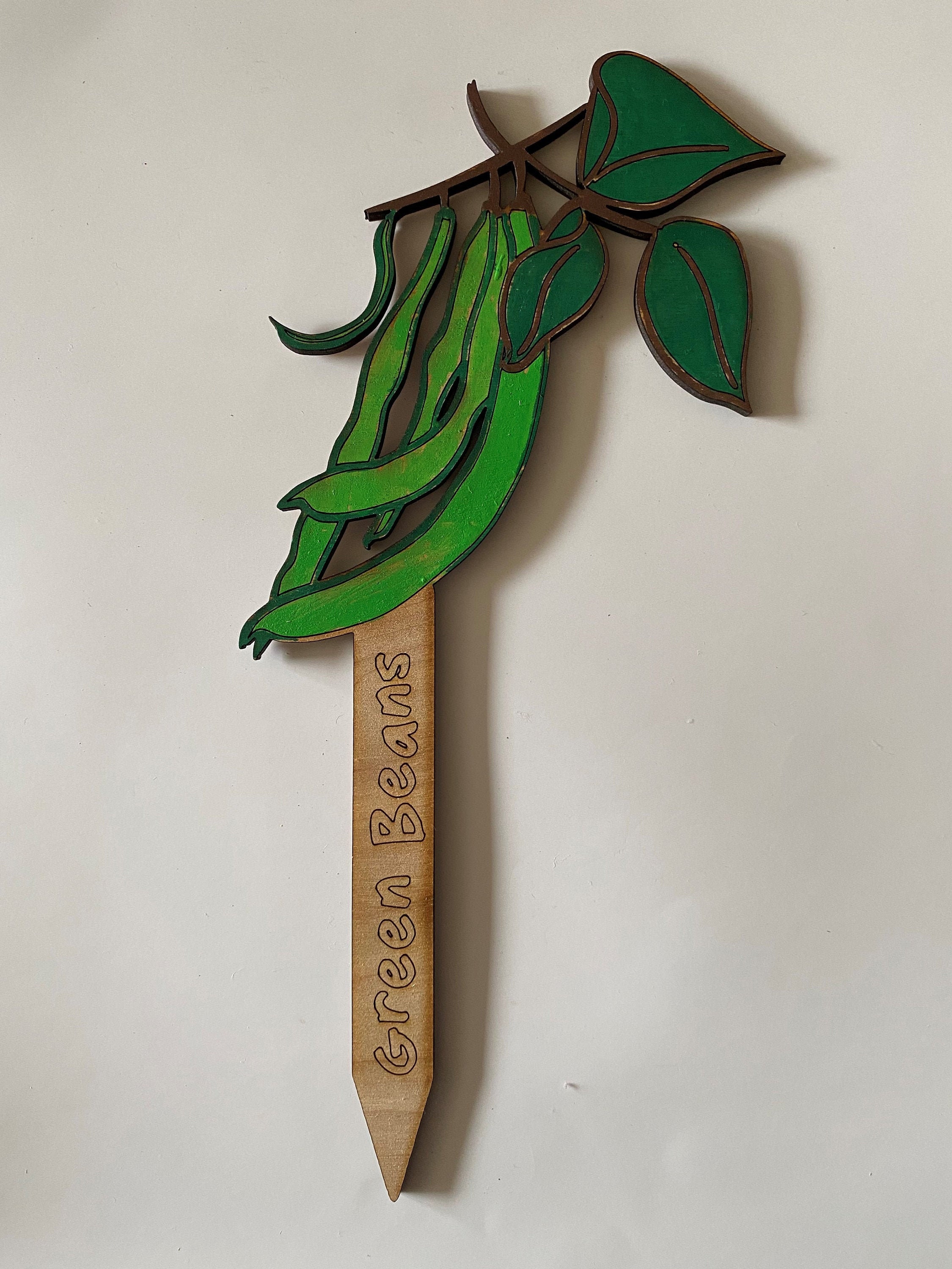 Green Beans SVG Fruit & Vegetable SVG Plant Row Marker | Etsy