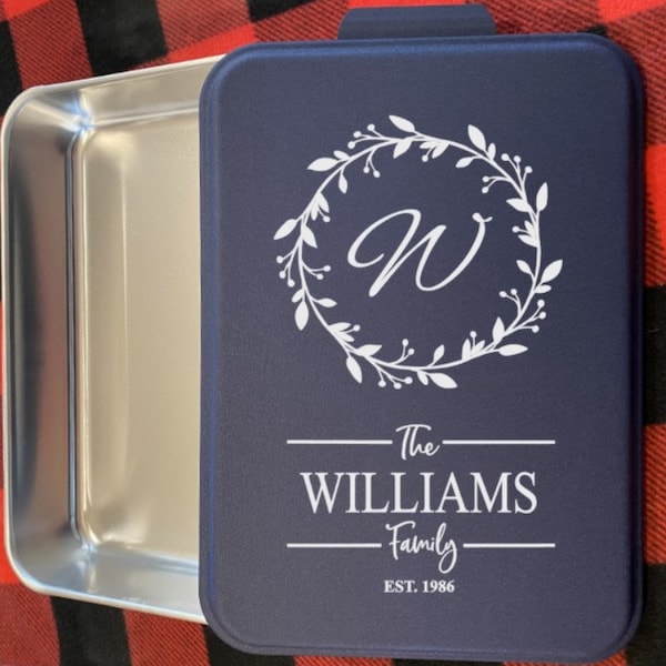 Monogrammed Cake Pan - Etsy