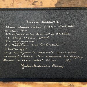 Handwritten Recipe Cake Pan, 9x13 Engraved Cake Pan, Family Recipe ...