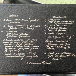 Handwritten Recipe Cake Pan, 9x13 Engraved Cake Pan, Family Recipe ...