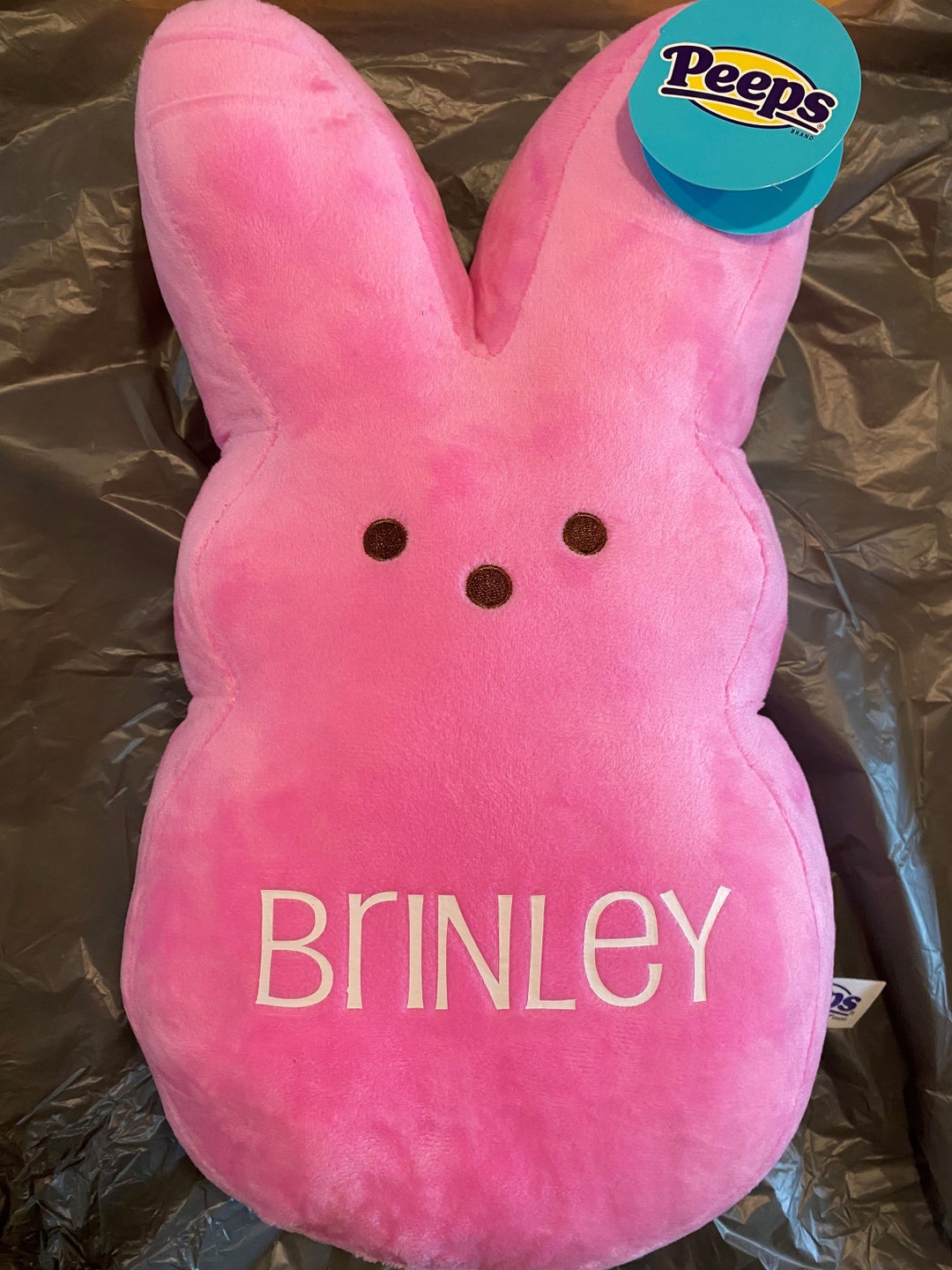 Extra Large 15” Personalized Plush Easter Peeps, Personalized Easter ...