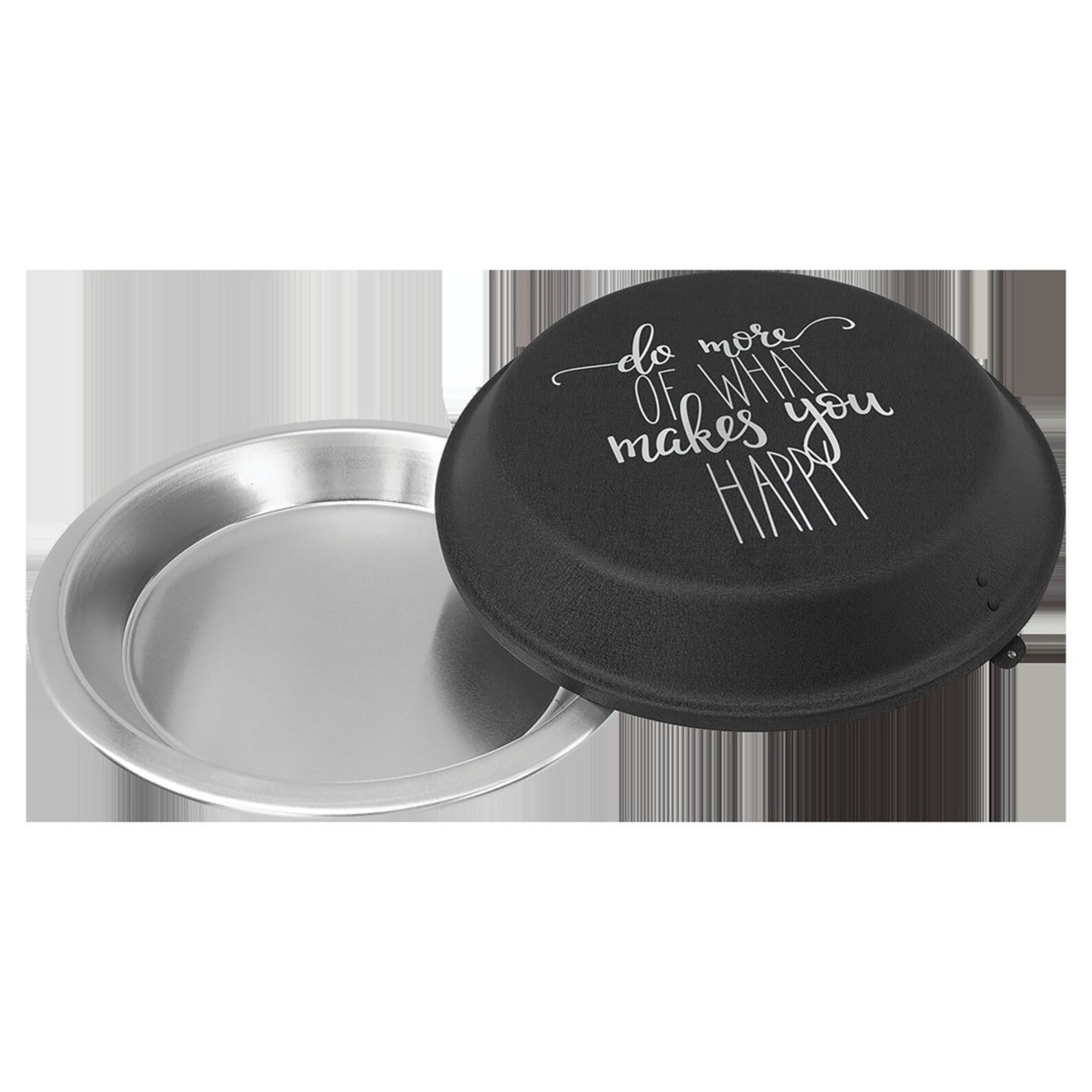 Custom Engraved Aluminum Pie Pan With Colored Snap on Lid-the - Etsy