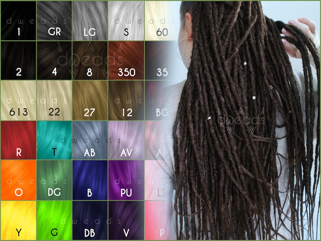 Synthetic Dreads Custom Set - Realistic & Soft - Single Color ...