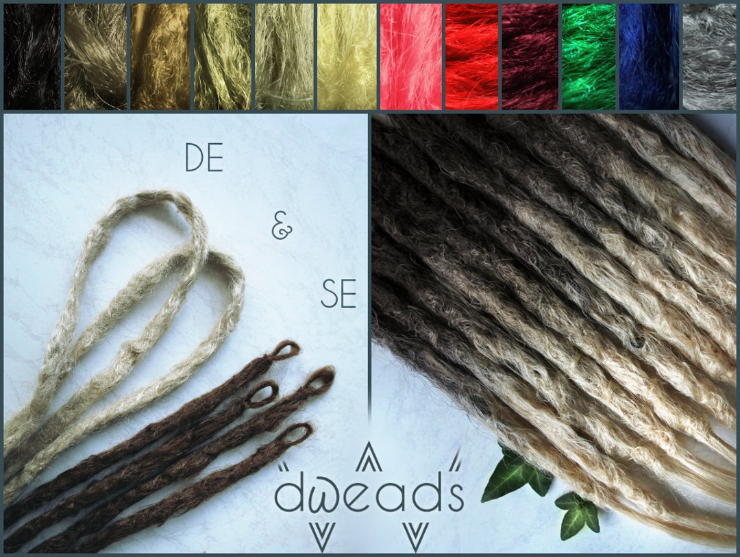 Synthetic Dreads Custom Set - Realistic & Soft - Ombre Two Color Fade ...
