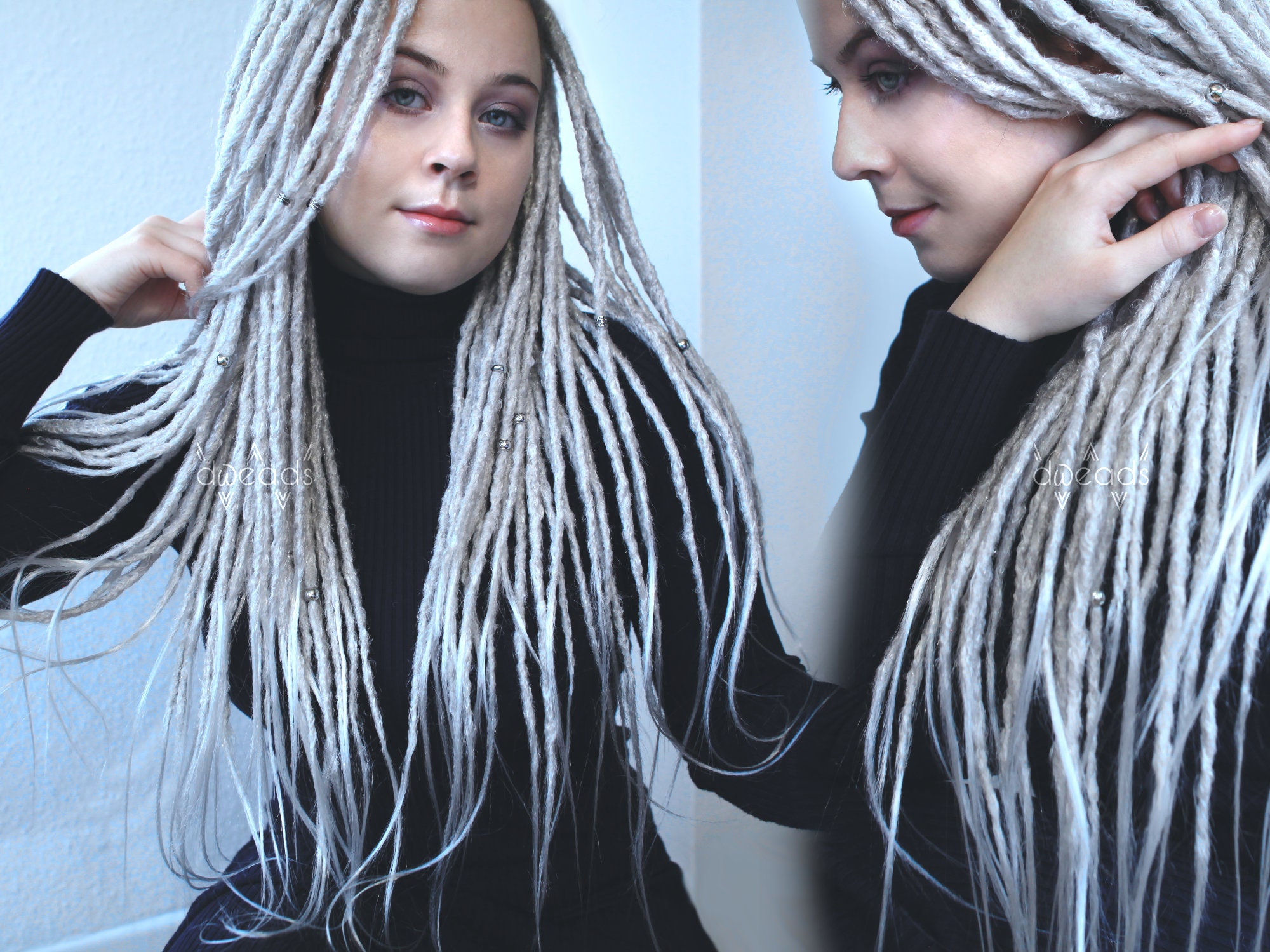 White Dreadlocks Wig