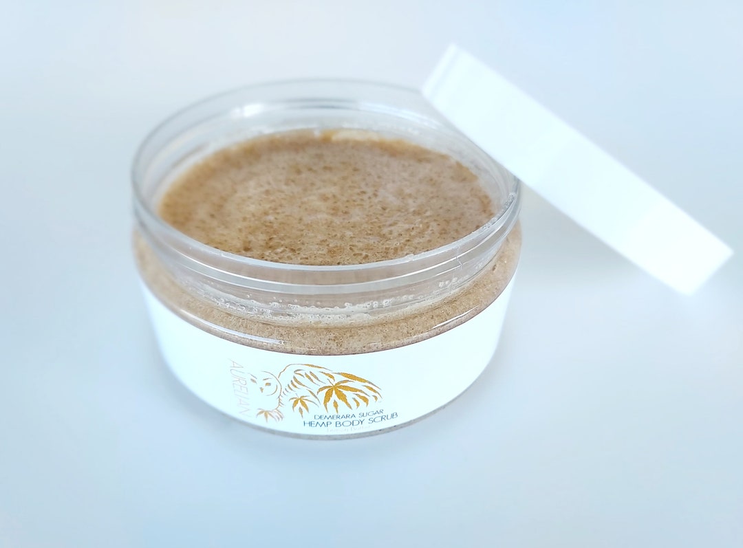 Demerara Sugar Hemp Body Scrub 8 Oz - Etsy