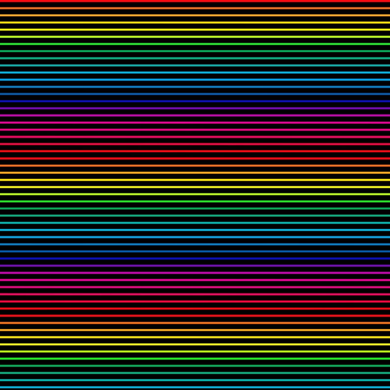 Rainbow Line Printed Patterns Adhesive Vinyl Heat Transfer - Etsy