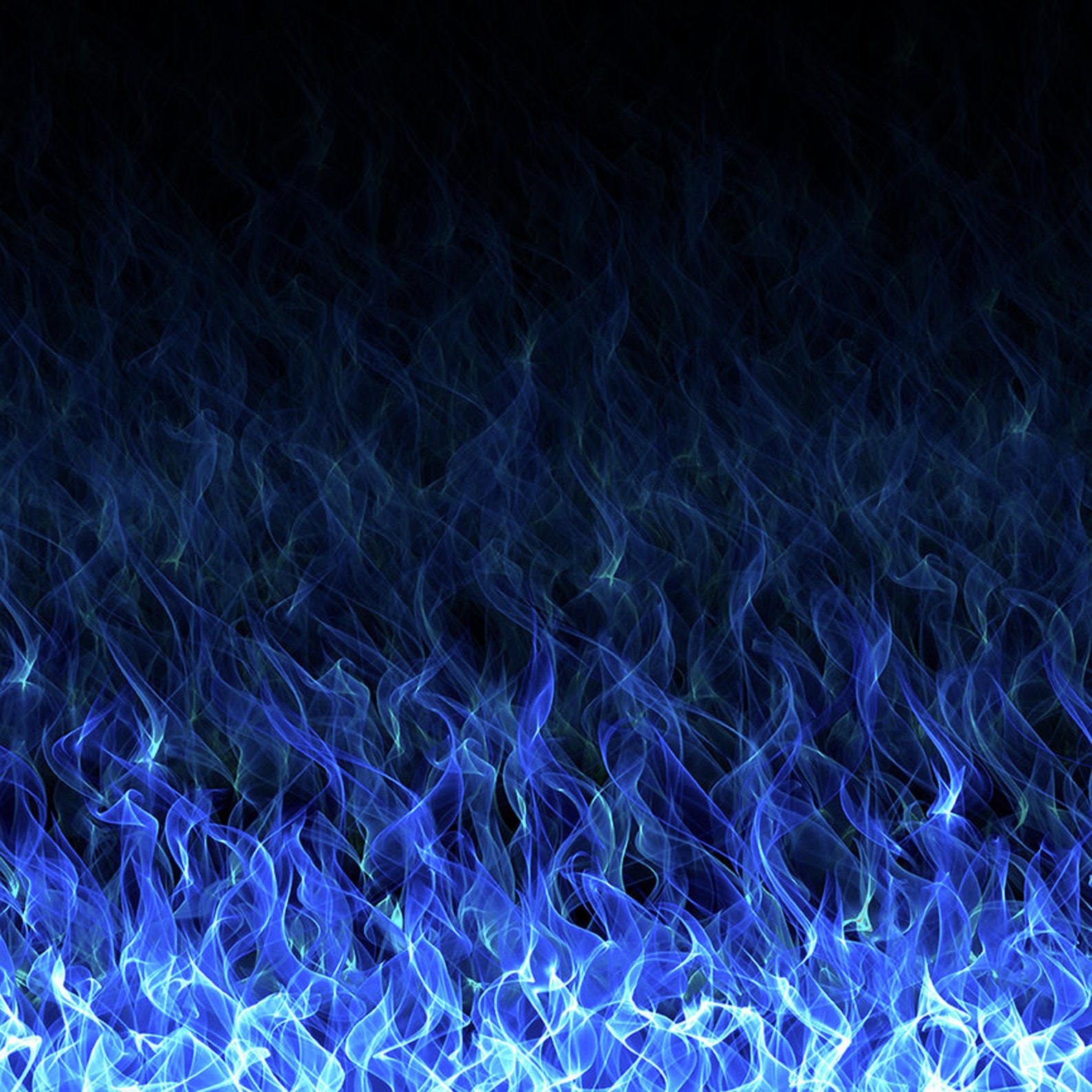 Blue Fire Pattern Printed Patterns Adhesive Vinyl Heat - Etsy