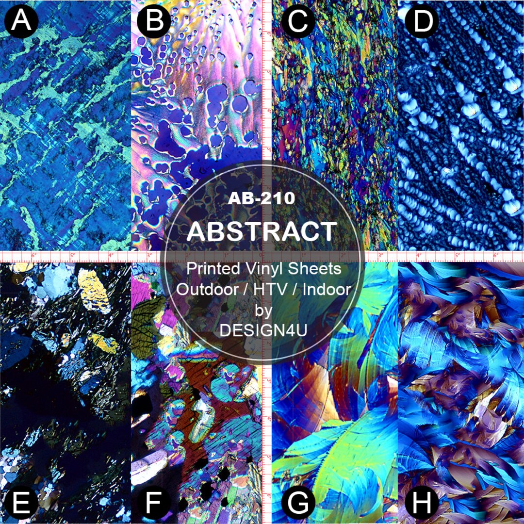 Abstract Printed Patterns Adhesive Vinyl Heat Transfer Vinyl - Etsy