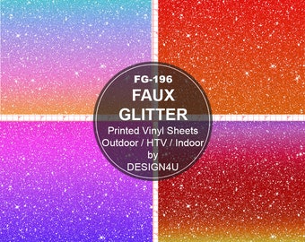 Ombre Glitter Htv - Etsy