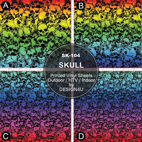 Blue Fire Pattern Printed Patterns Adhesive Vinyl Heat - Etsy