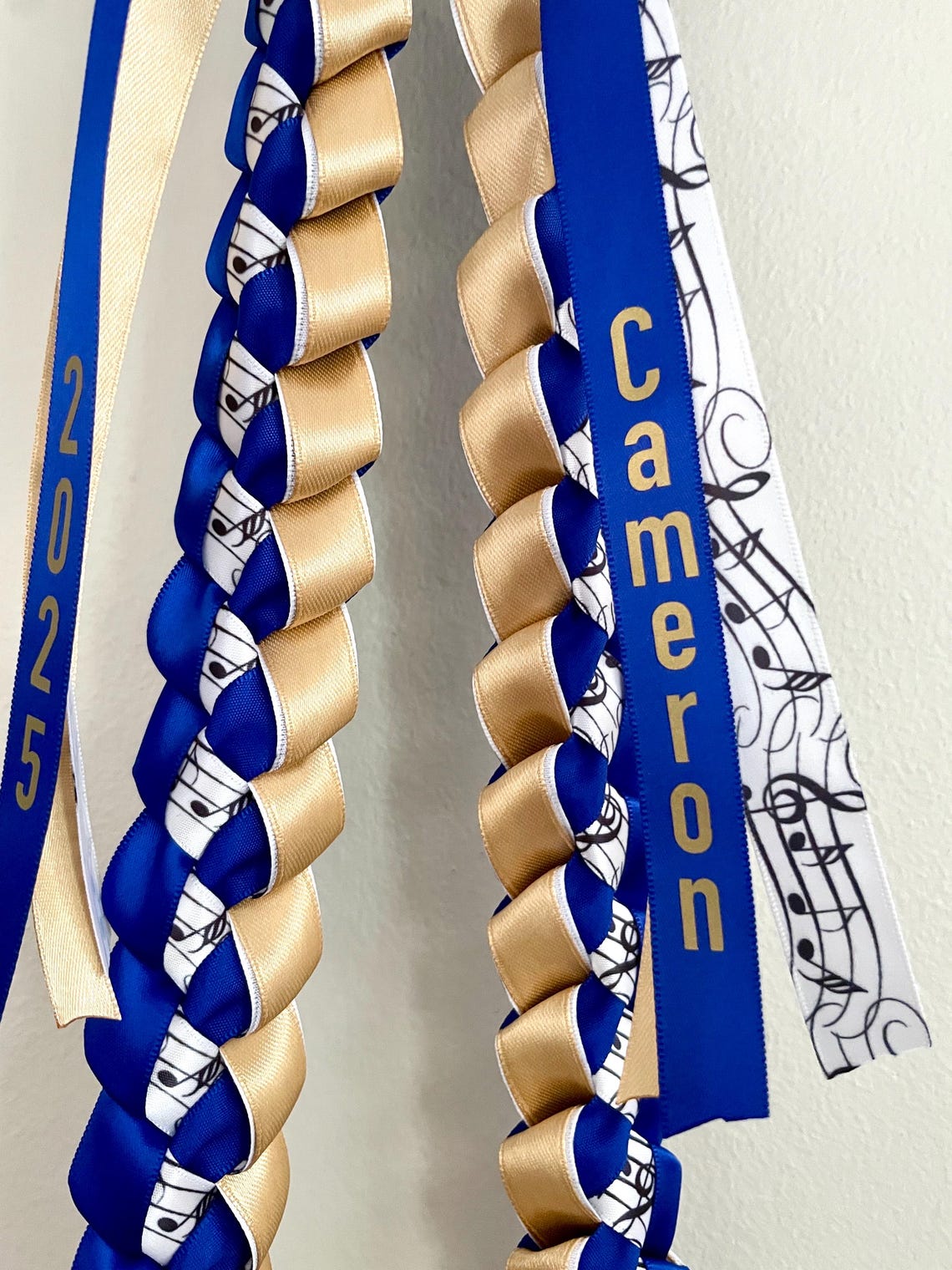 MUSIC/BAND Ribbon Lei/senior Night Gift - Etsy