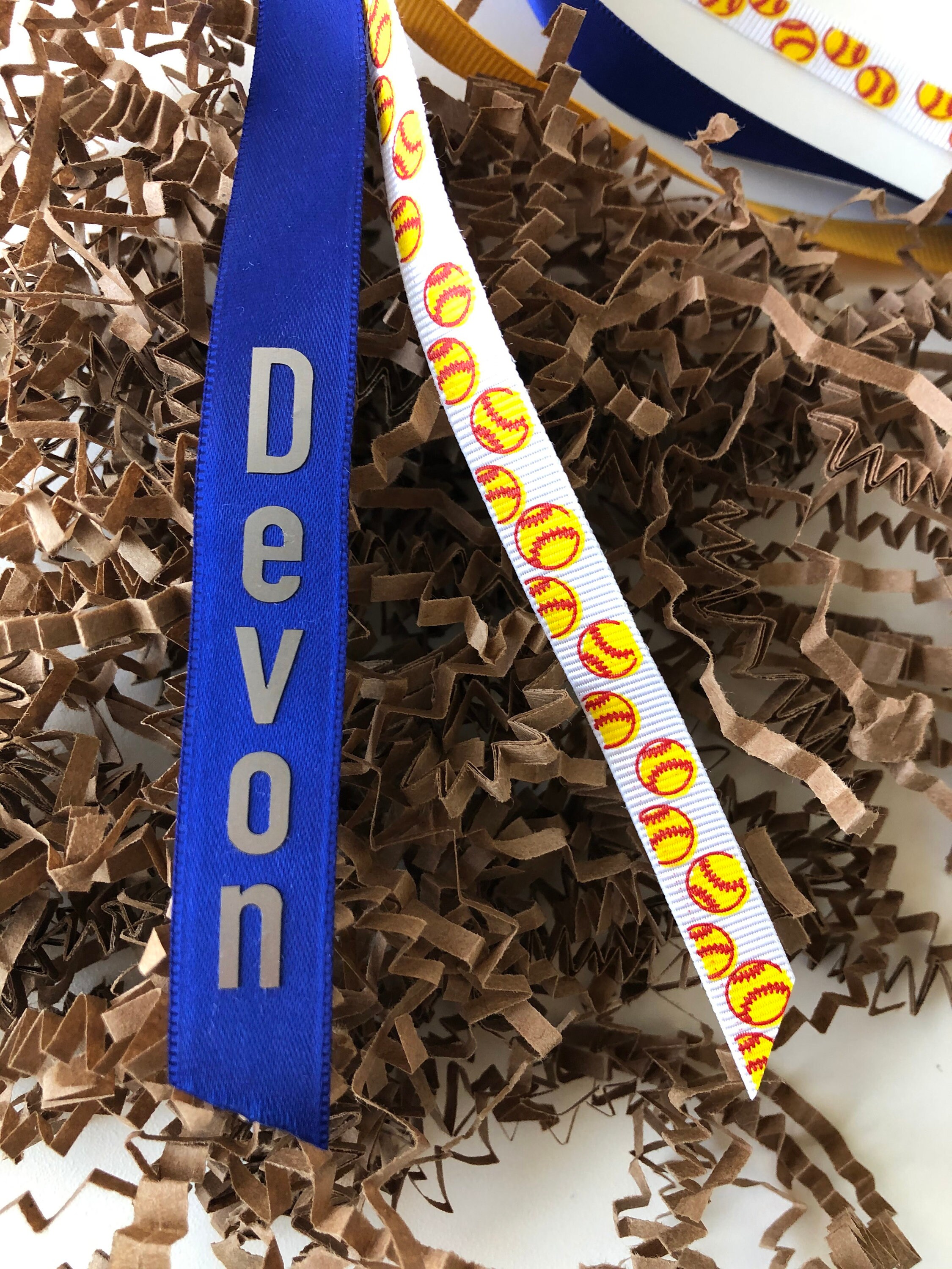 SOFTBALL Ribbon Lei/senior Night Gift - Etsy